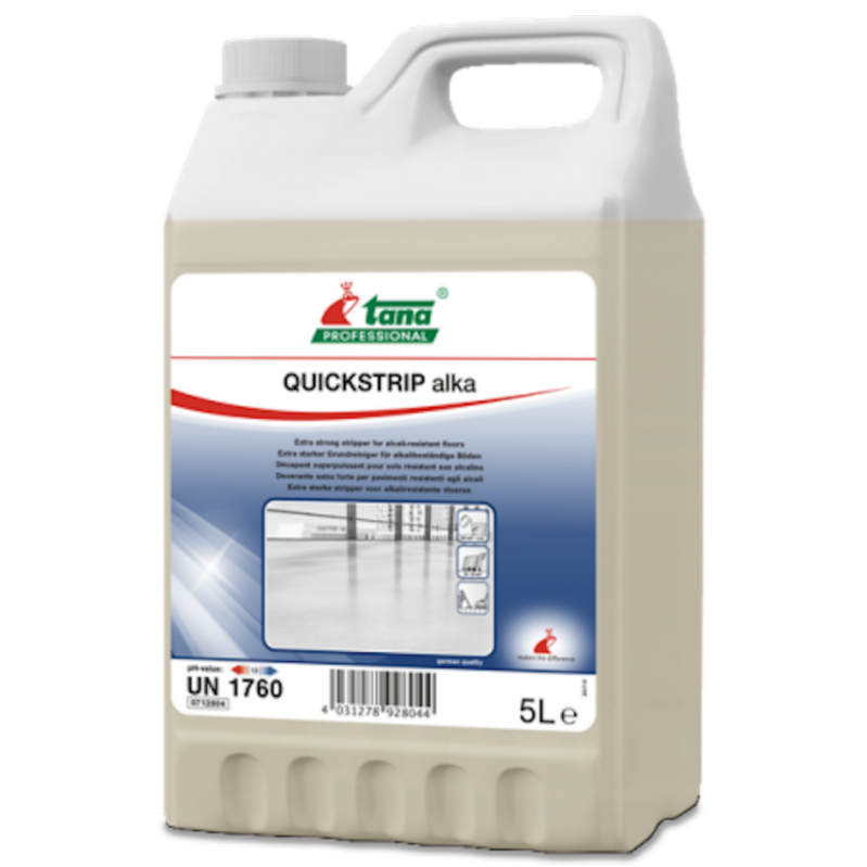 Décapant puissant pour sol - QUICKSTRIP ALKA - Bidon 5l - TANA ...