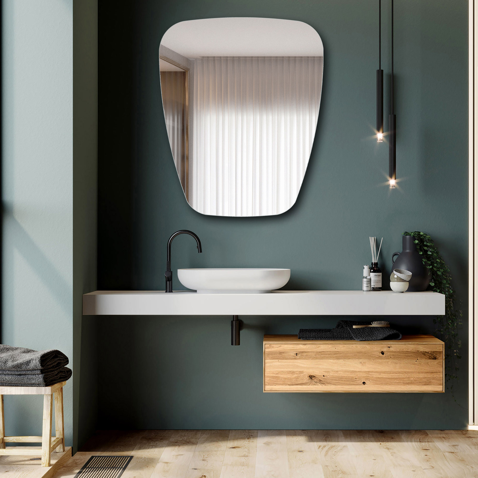 Specchio irregolari da parete (74x94cm) | Leroy Merlin