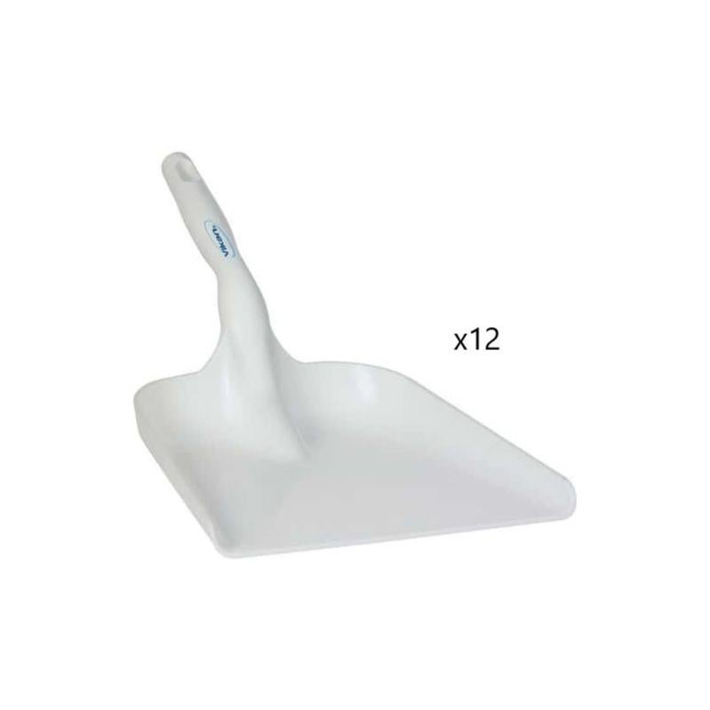Lot de 12 Pelles à Main VIKAN Usage Alimentaire Blanc - 56735S | Leroy ...