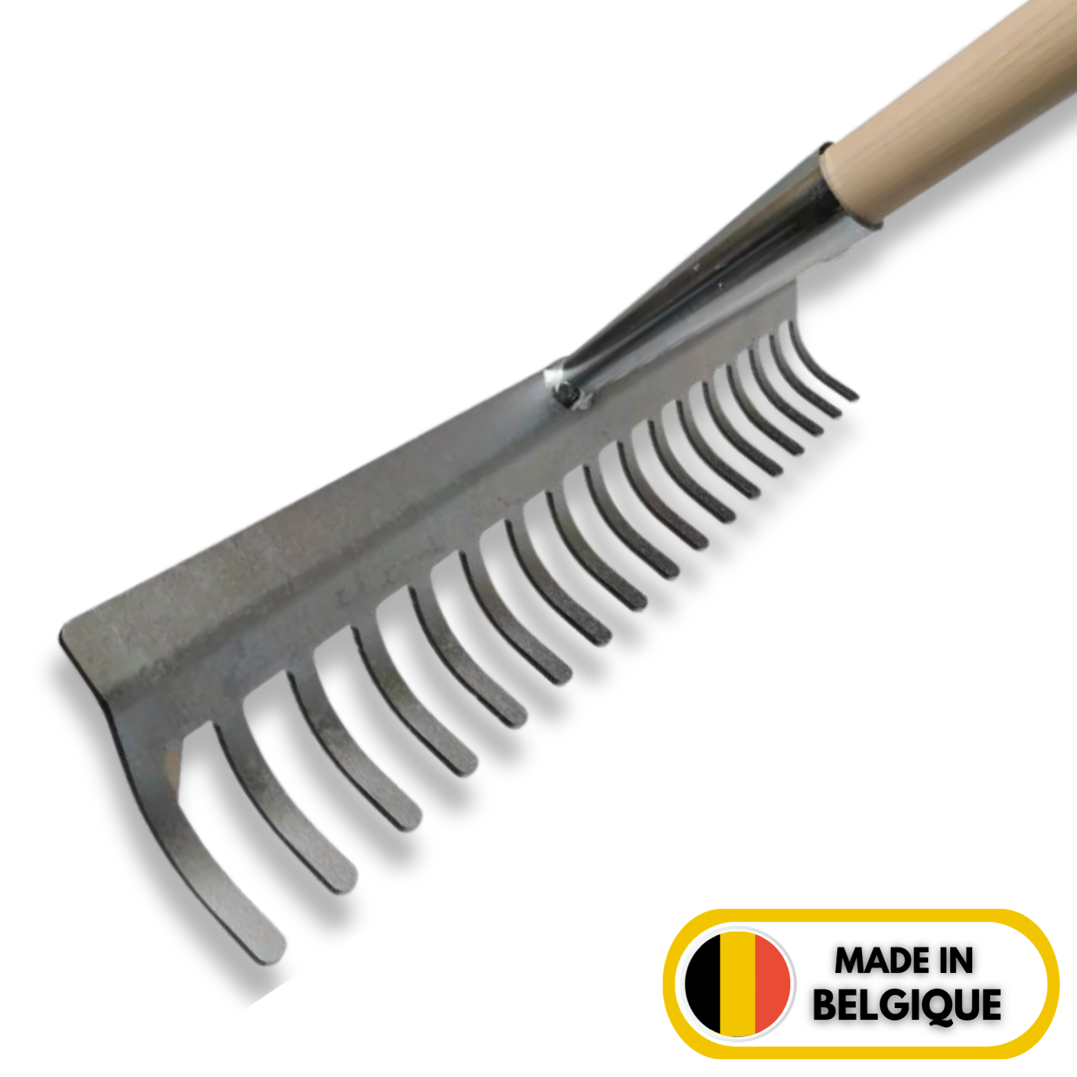 Râteau 17 dents renforcé haute qualité - 425 mm - avec manche 1500 mm ...