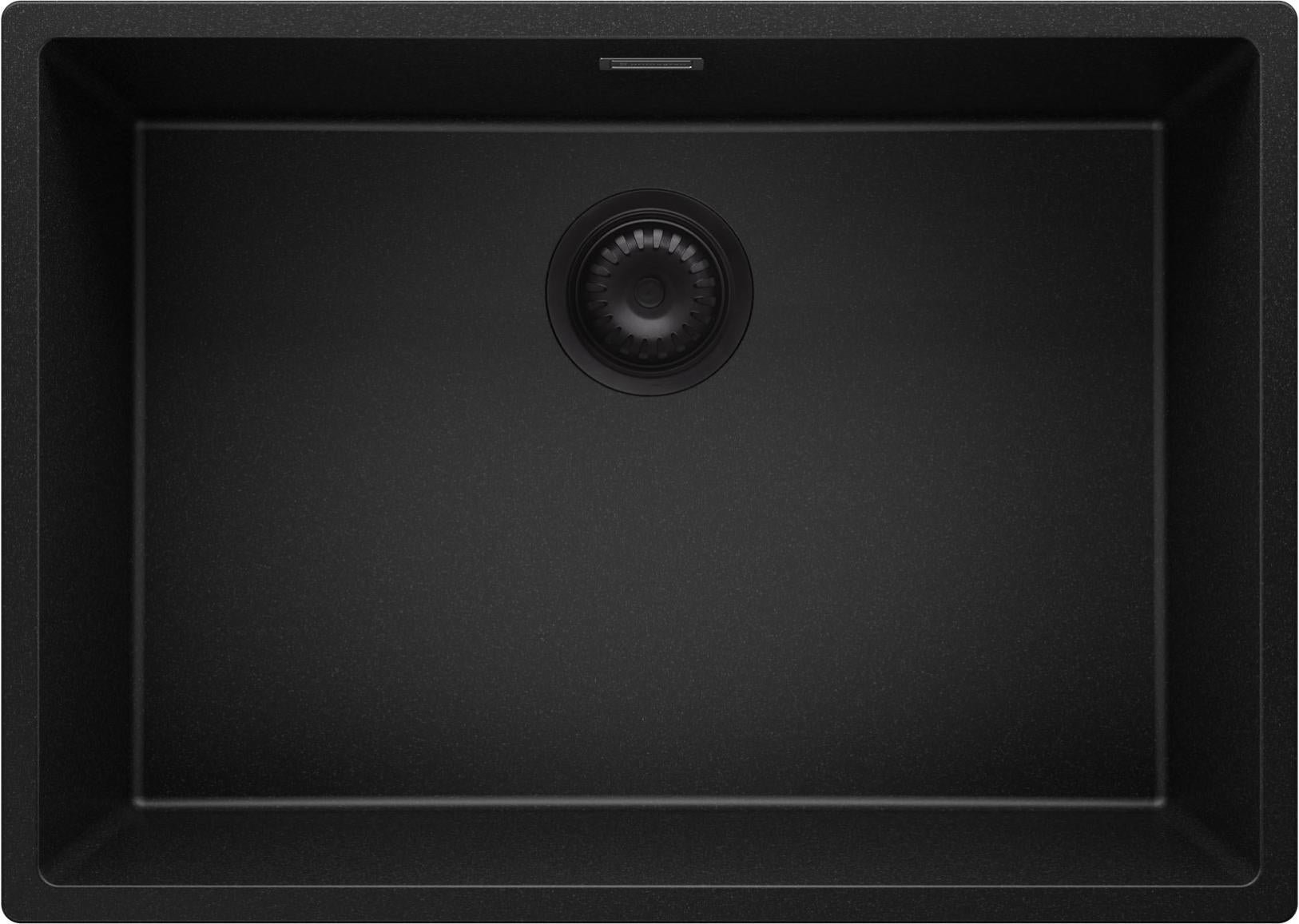 Lavello Sottotop 66 x 47 cm, Lavandino Cucina in Granito 1 vasca ...