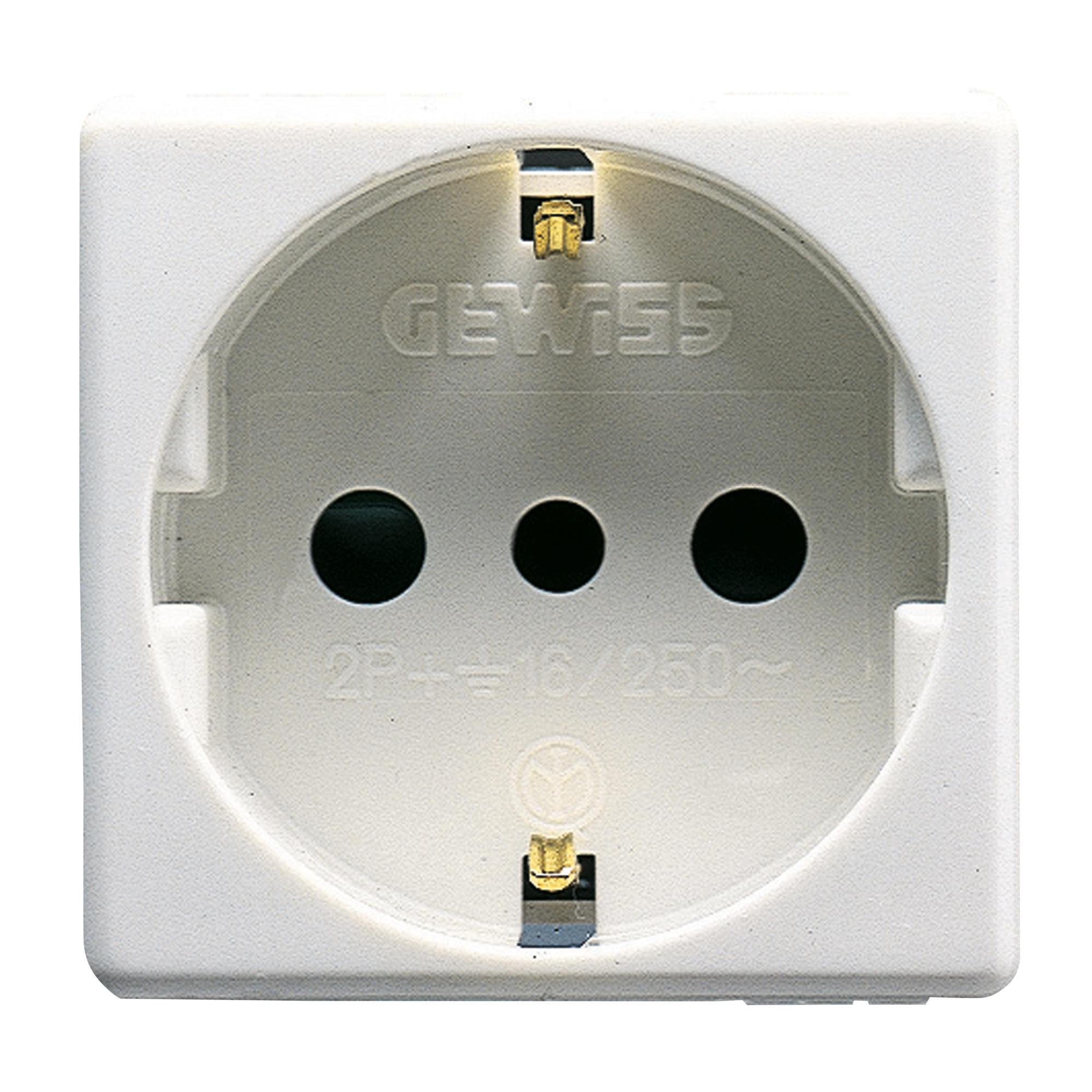 Gewiss GW20205 Presa Standard Italiano Tedesco 250V ac - 2P+T 16A ...