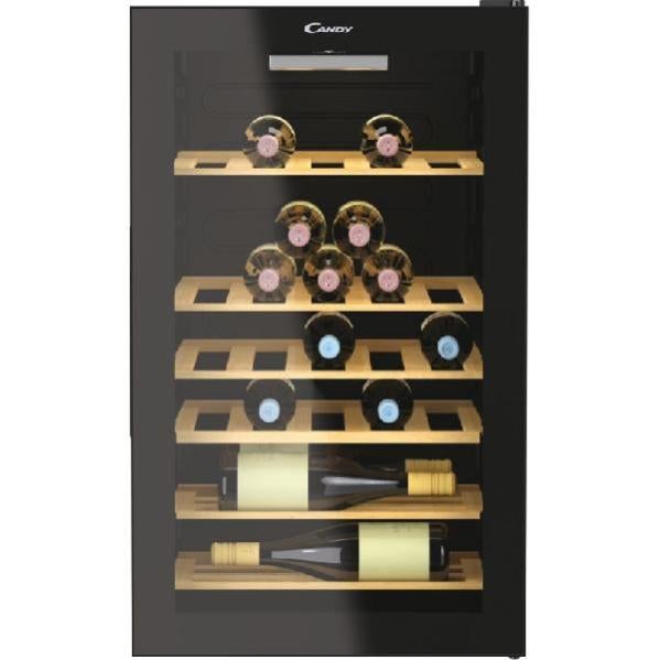 Candy 34004995 Cantinetta Vino 41 Bottiglie Classe G Ripiani in Legno ...
