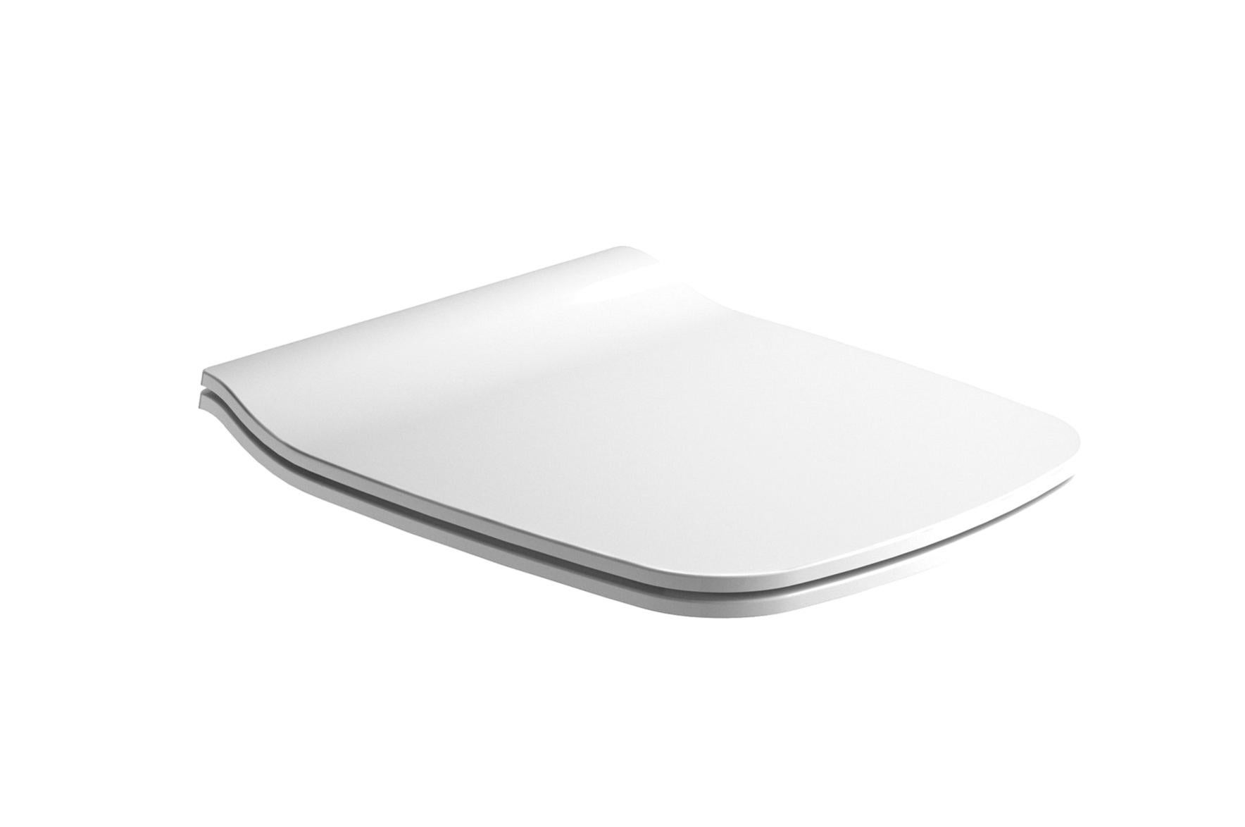 GALA G5132701 STREET SQUARE Tapa WC Slim Caída Amortiguada Blanco ...