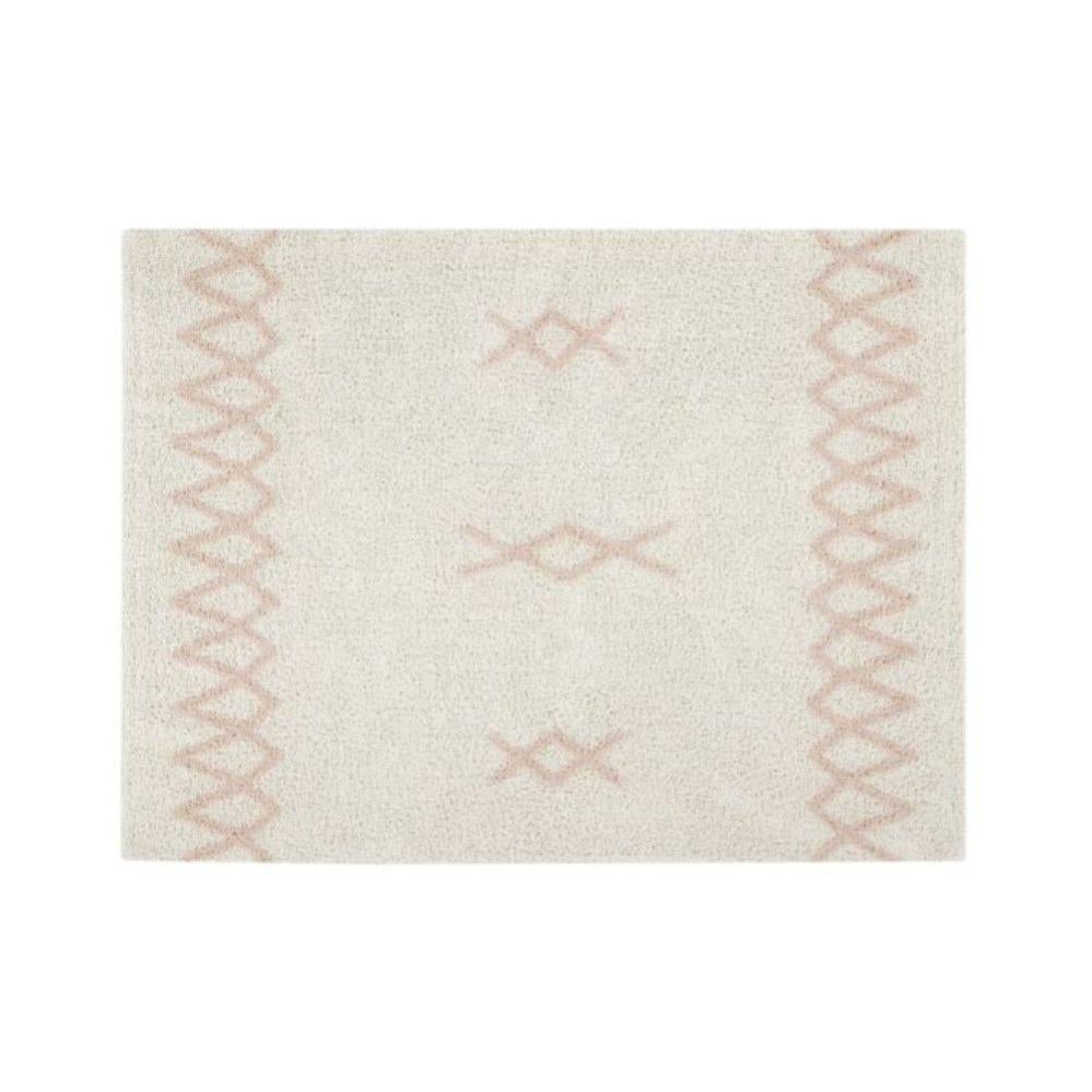 Tapetto in cotone Atlas Natural Vintage nude - 120 x 160 | Leroy Merlin