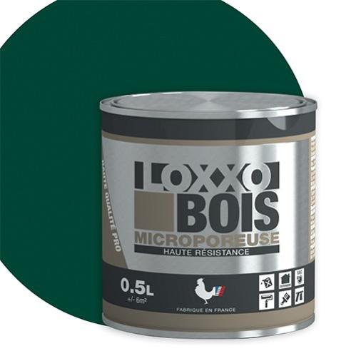Peinture Bois LOXXO - Vert Basque 0,5 L - Contenance : 0,5 L | Leroy Merlin