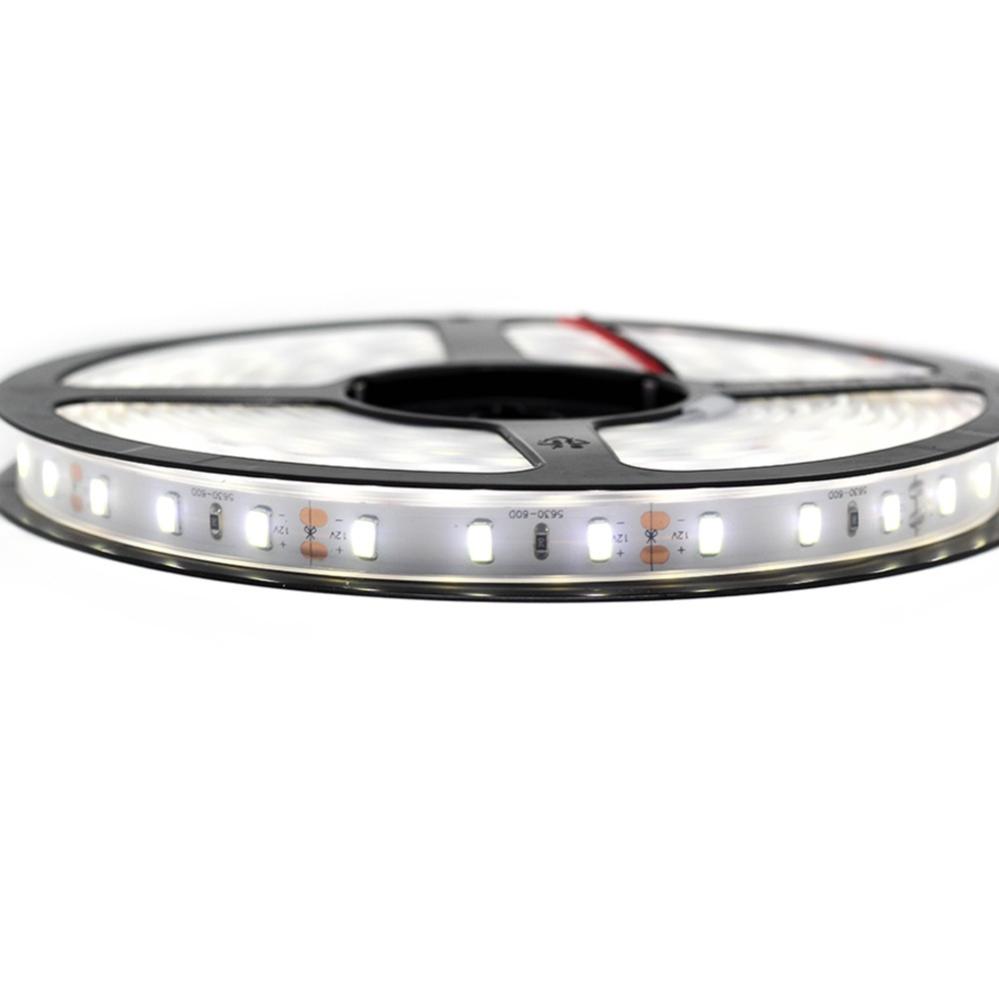 Kit Ruban Professionnel 5630 - 60 leds/m - 5 mètres Blanc froid étanche ...