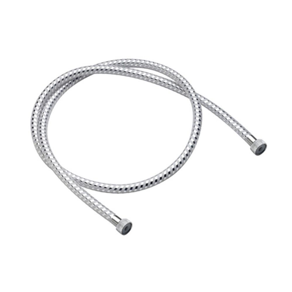 Flessibile biflex per doccia in pvc doppia ghiera cromo-bianco - 200 cm ...