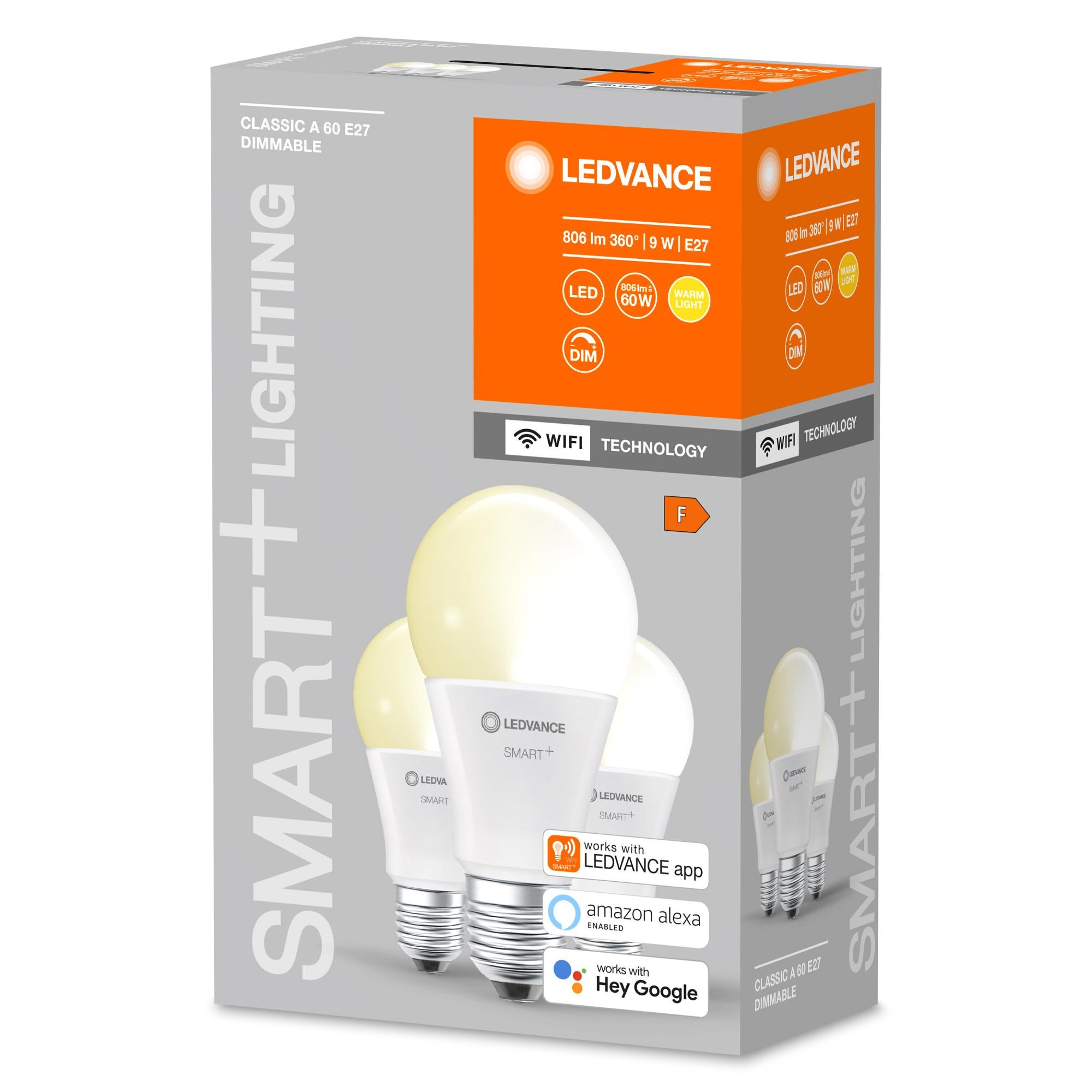 LEDVANCE Lampada LED - E27 - bianco caldo - 2700 K - 9 W - Sostituisce ...