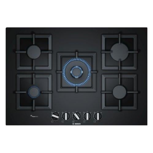 Piano Cottura Gas Bosch Serie 6 Ppq7a6b20 Nero Griglie In Ghisa | Leroy ...