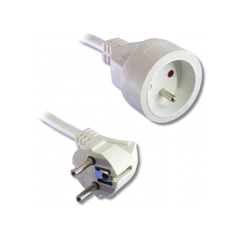 Cordon secteur + Terre 3 metres LINEAIRE - ECT3 | Leroy Merlin