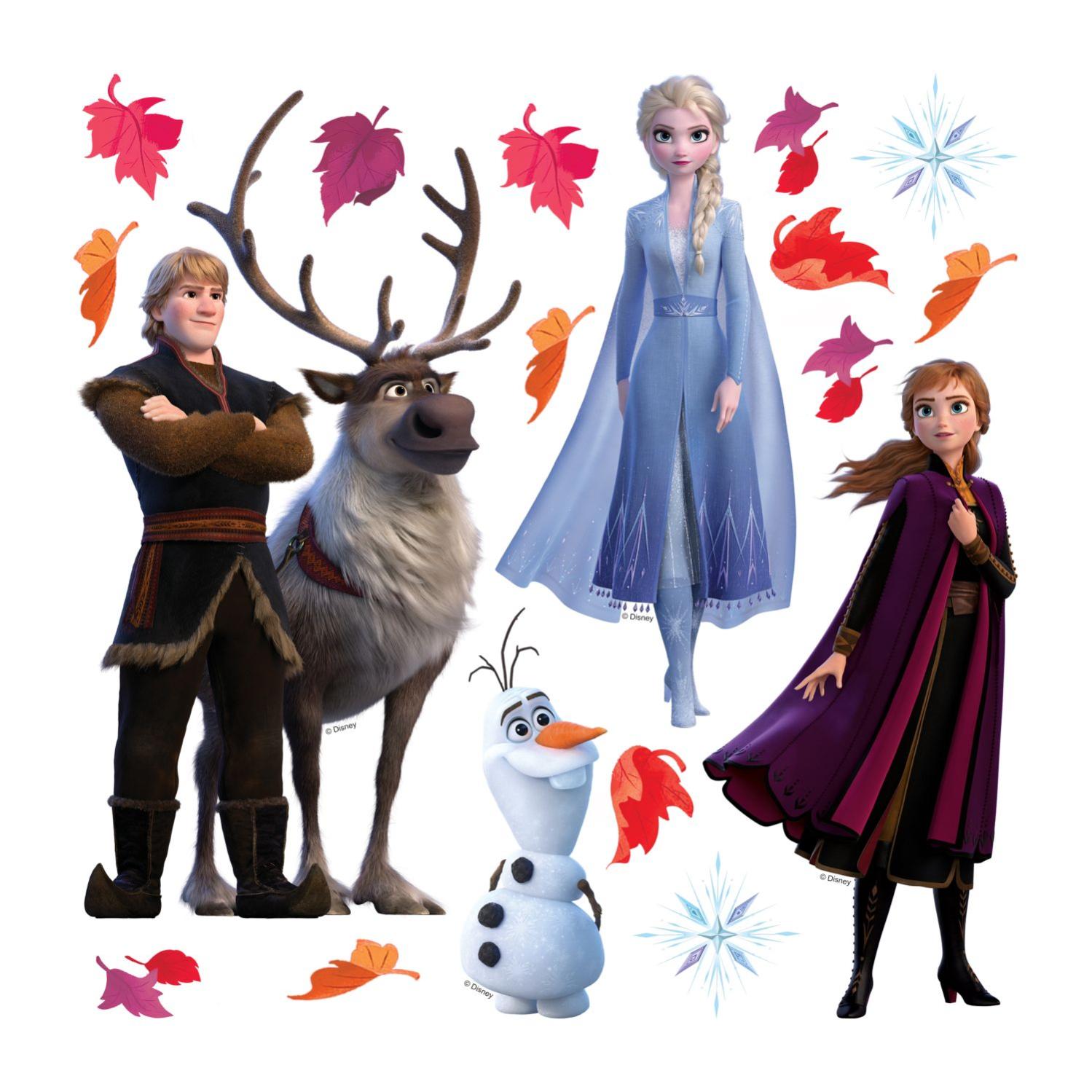Mural decorativo autoadhesivo Frozen azul, marrón y morado - 30 x 30 cm ...