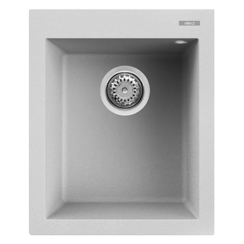 Lavello Elleci Incasso 1 vasca 41x50 Quadra 100 Metaltek Grigio ...