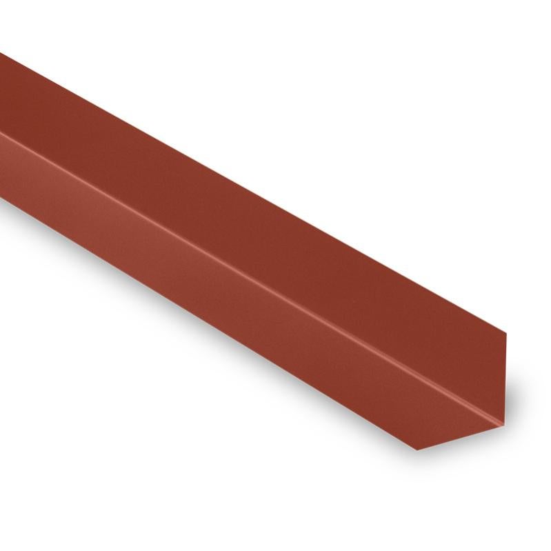 Cornière 80x80 angle rentrant 90° acier laqué 2100 mm | Rouge Tuile ...