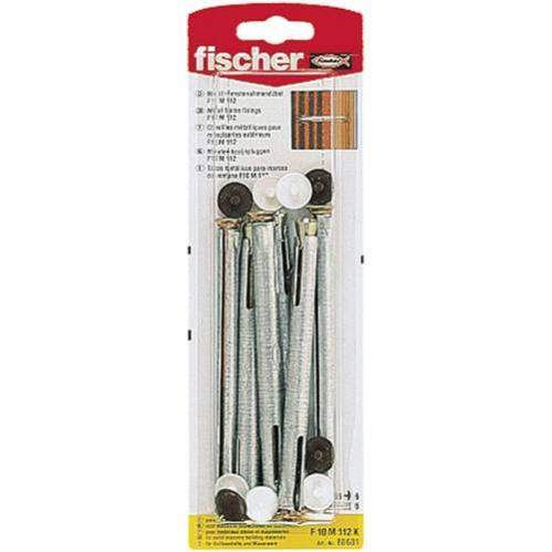 Lot de 6 fixations métalliques pour cadres Fischer F10 M 112 B | Leroy ...