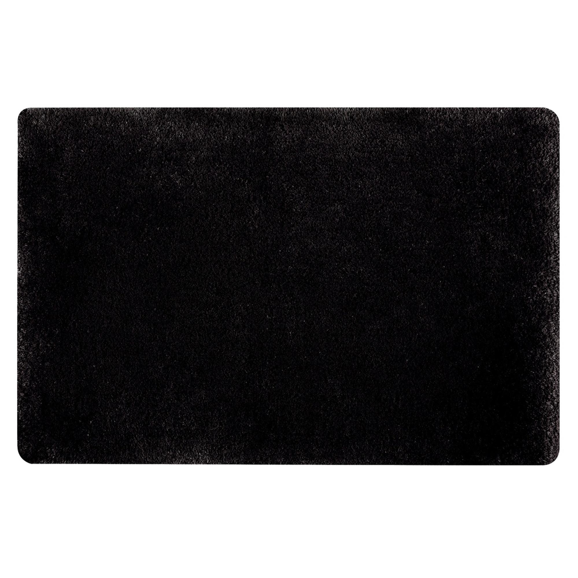 Tappeto nero nero 60 x 90 cm | Leroy Merlin
