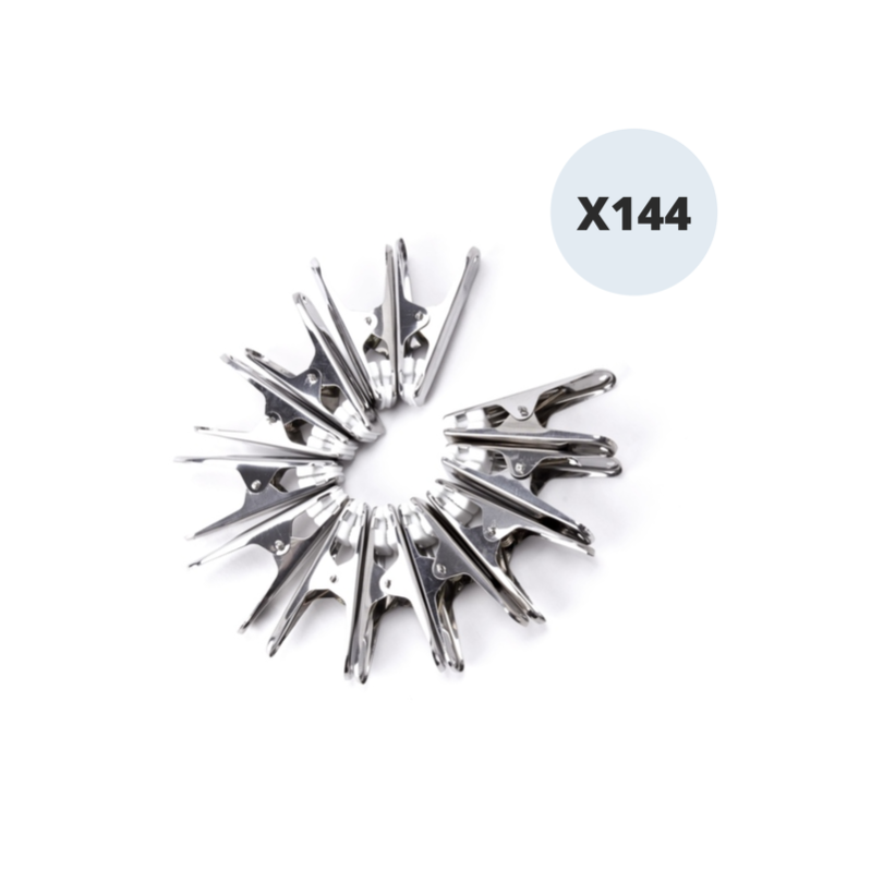 Set di 144 mollette in acciaio inox MSV | Leroy Merlin
