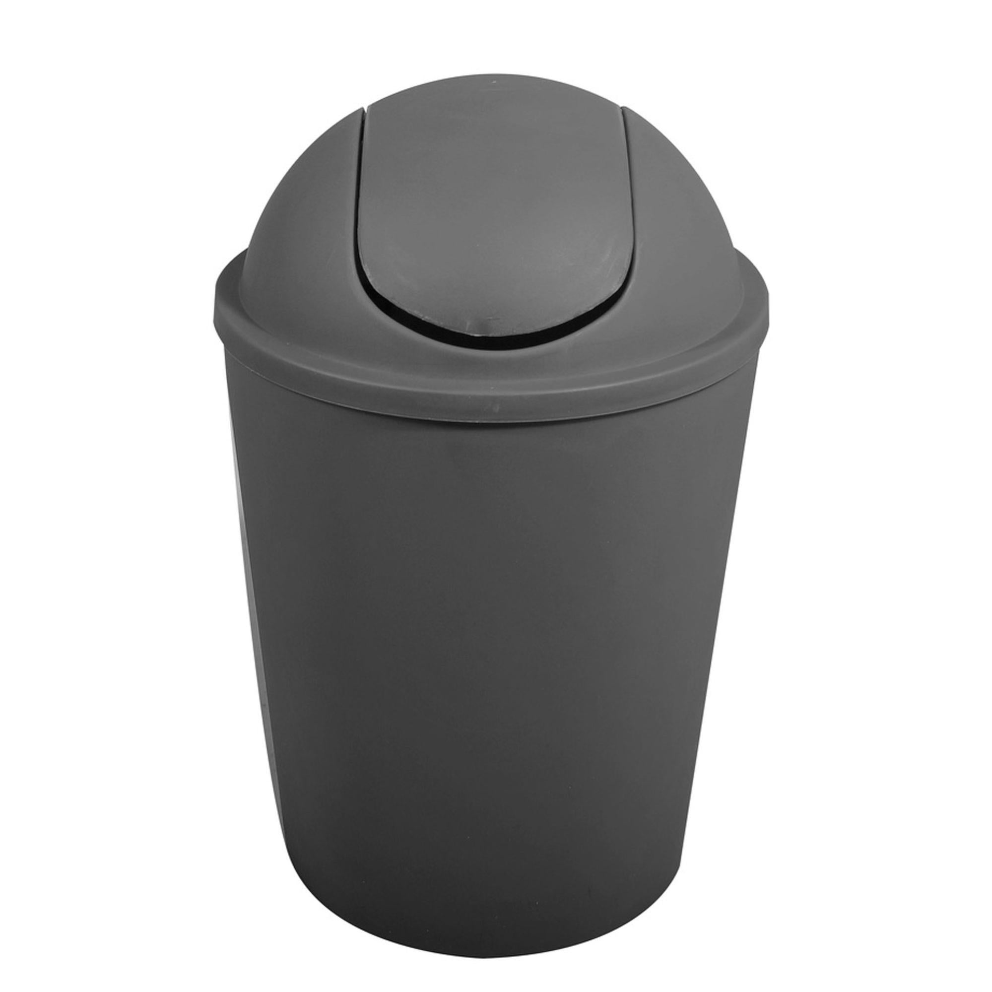 Garbage cube "ako" 5.5l con piano pieghevole grigio | Leroy Merlin