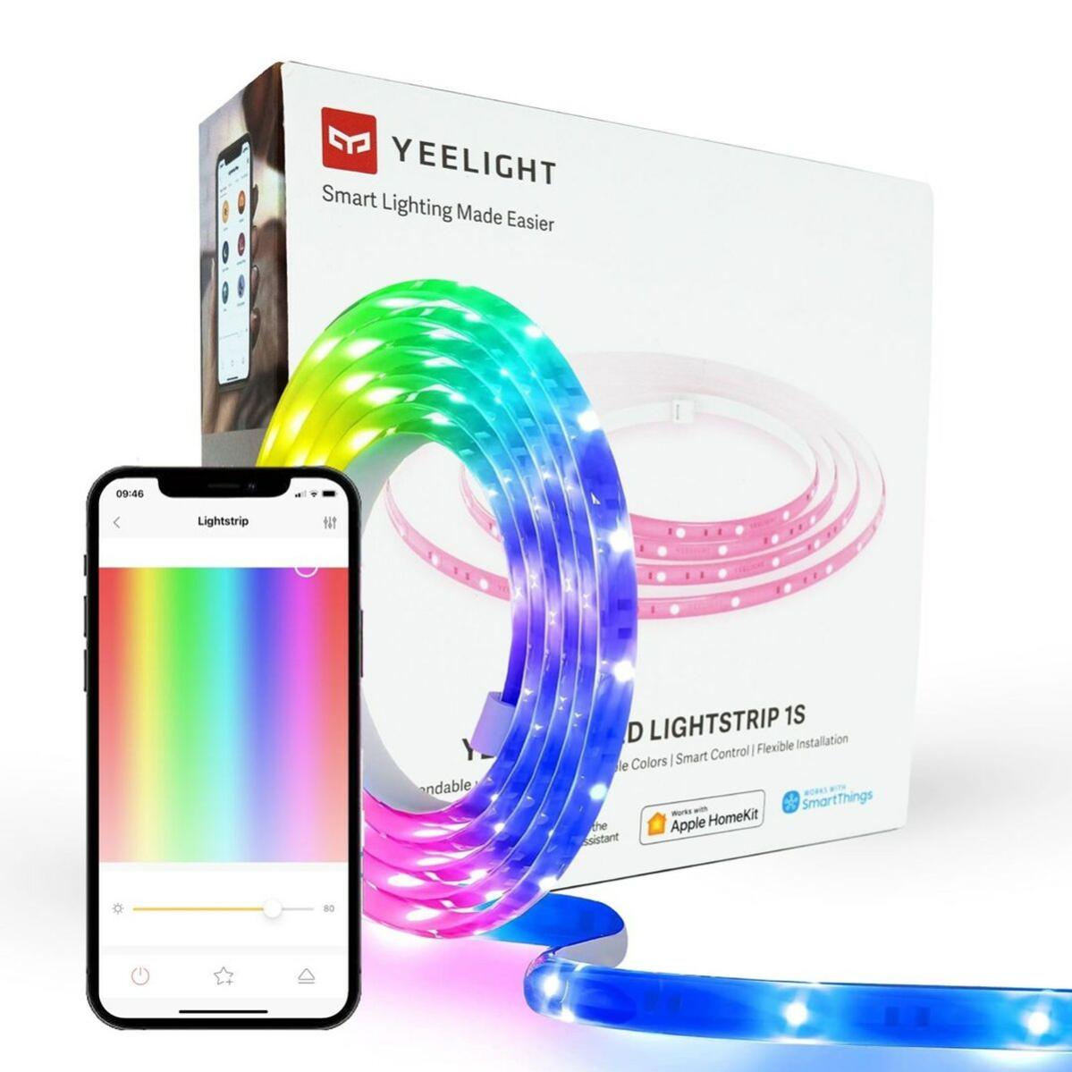 Bandes LED Yeelight LED Lightstrip 1S Silicone Plastique | Leroy Merlin