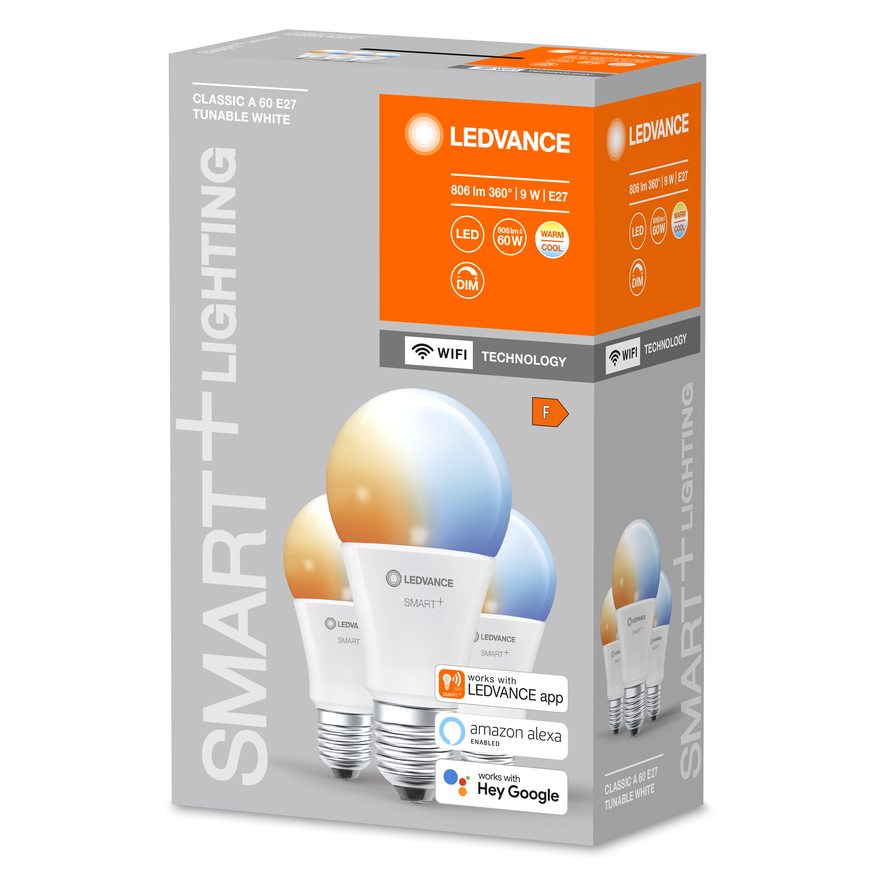 LEDVANCE Lampada LED - E27 - Tunable White - 2700…6500 K - 9 W ...