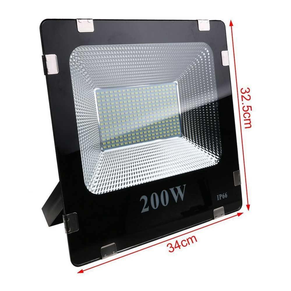 LED SMD Non PIR Floodlight IP65 200W 20000Lm, 6000K | Leroy Merlin