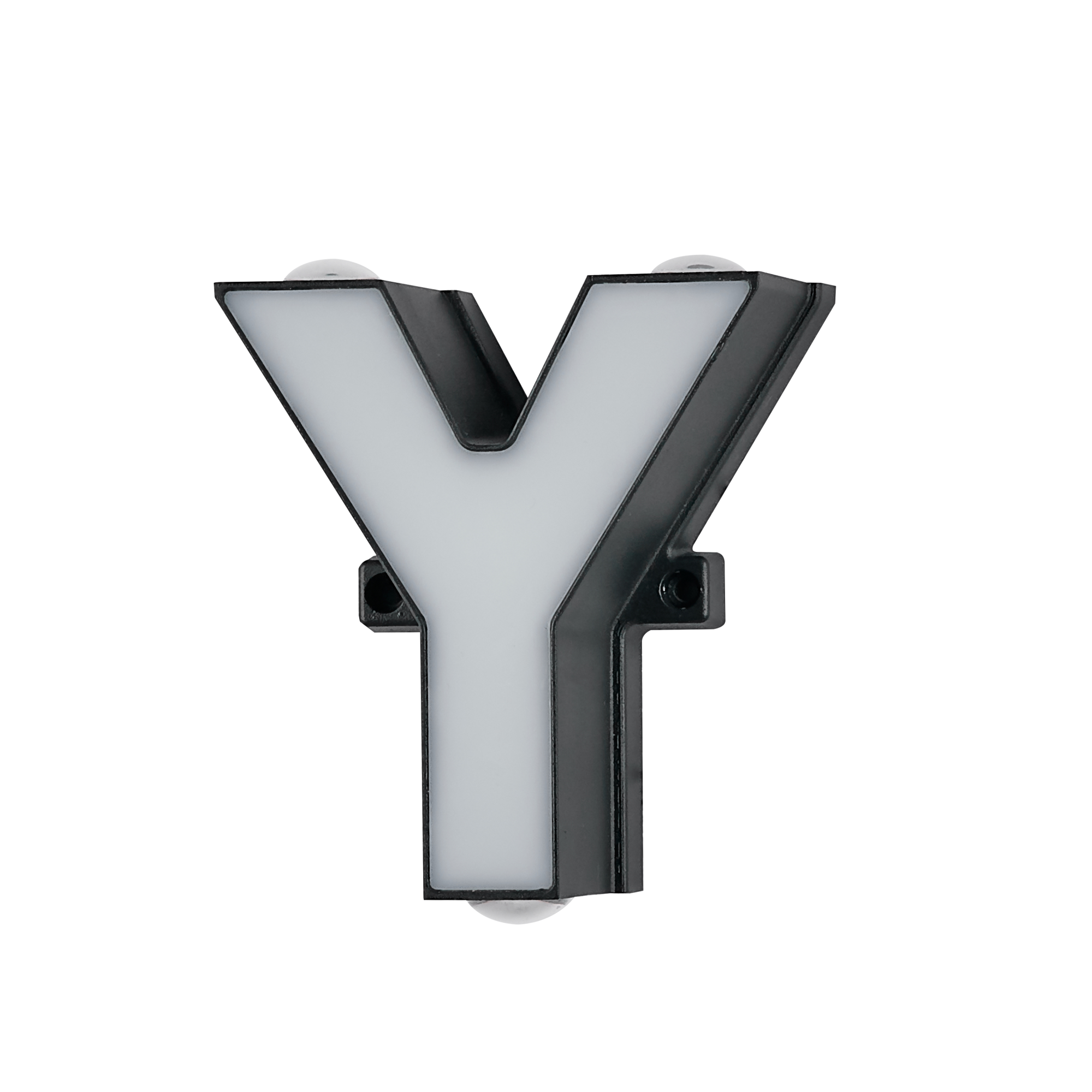 Letra Y, Letra Aplique 220V Aluminio para Rótulos 13*5.5cm | Leroy Merlin