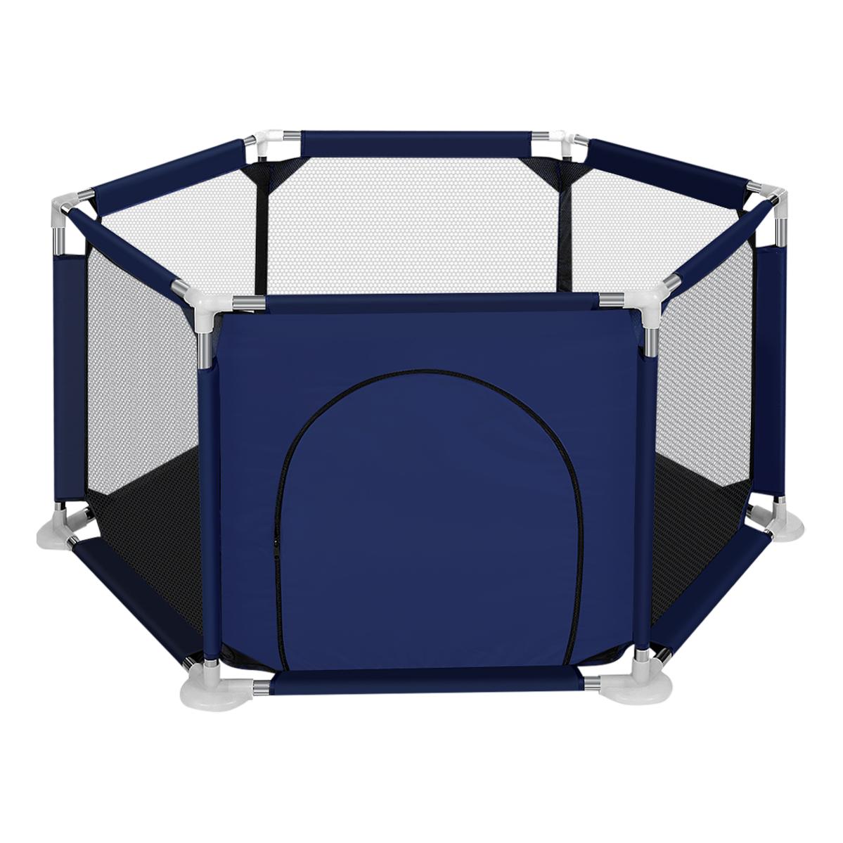 Box per bambini 130x65cm Box Recinto per giochi - Blu | Leroy Merlin