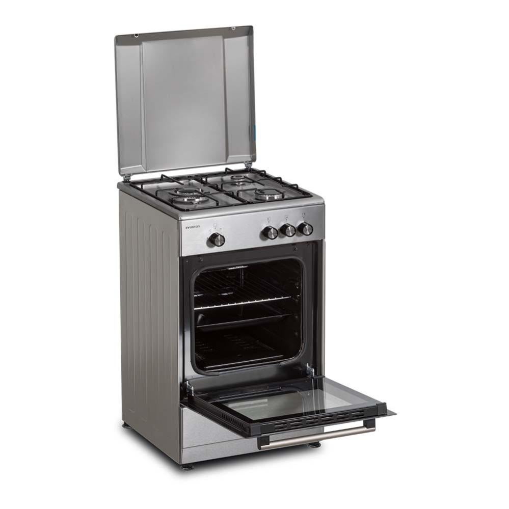 Cocina de gas con horno Infiniton CC57TAC 43L 3 fuegos inox 49 cm ...
