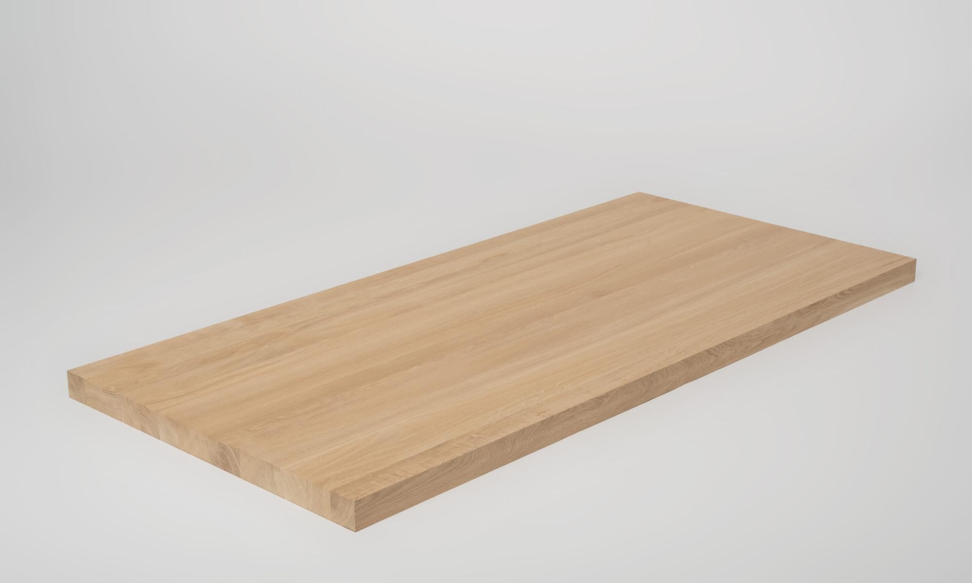 Pannello incollato in rovere senza nodi piallato, 1100x650x45 | Leroy ...