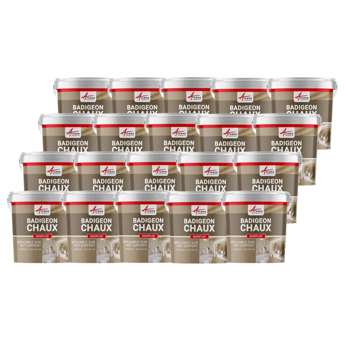 Intonaco a Calce per Muri Interni e Facciate Esterne - BADIPLUS - 20 x ...