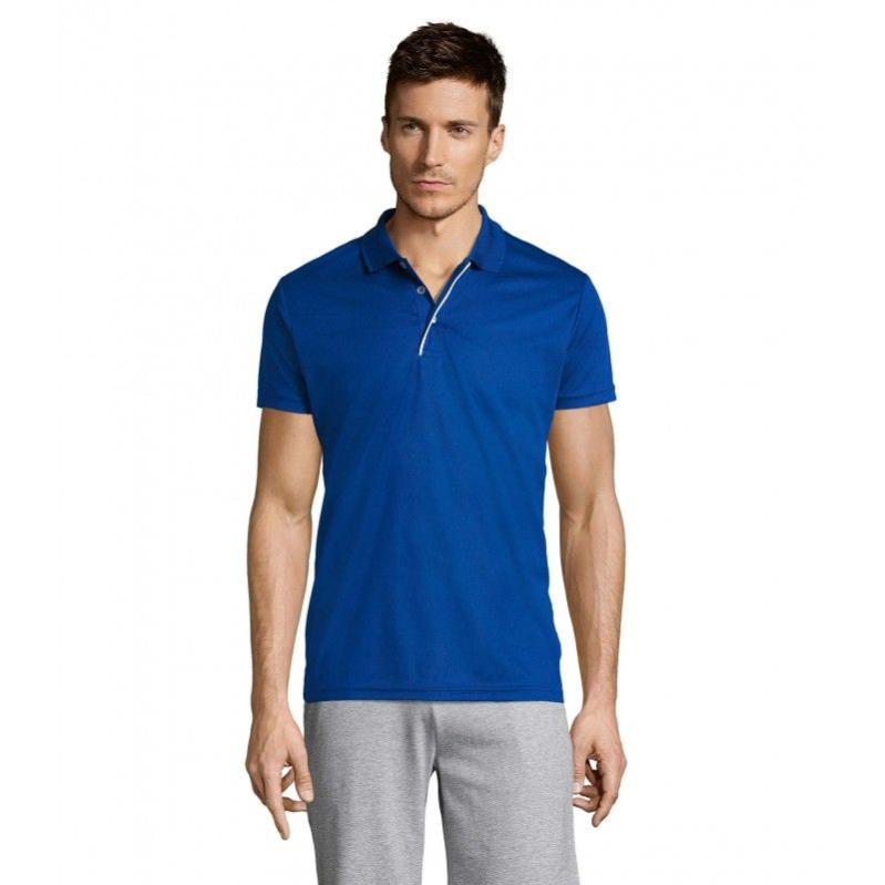 Sol's - Polo sport homme PERFORMER MEN - Bleu Roi - 2XL | Leroy Merlin