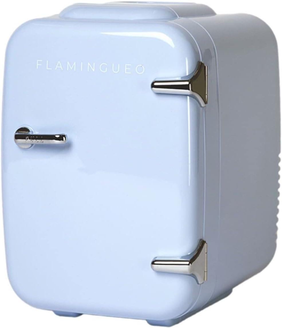 Flamingueo Mini Frigo 4L Frigorifero Piccolo 12V/220V Mini Frigo Da ...