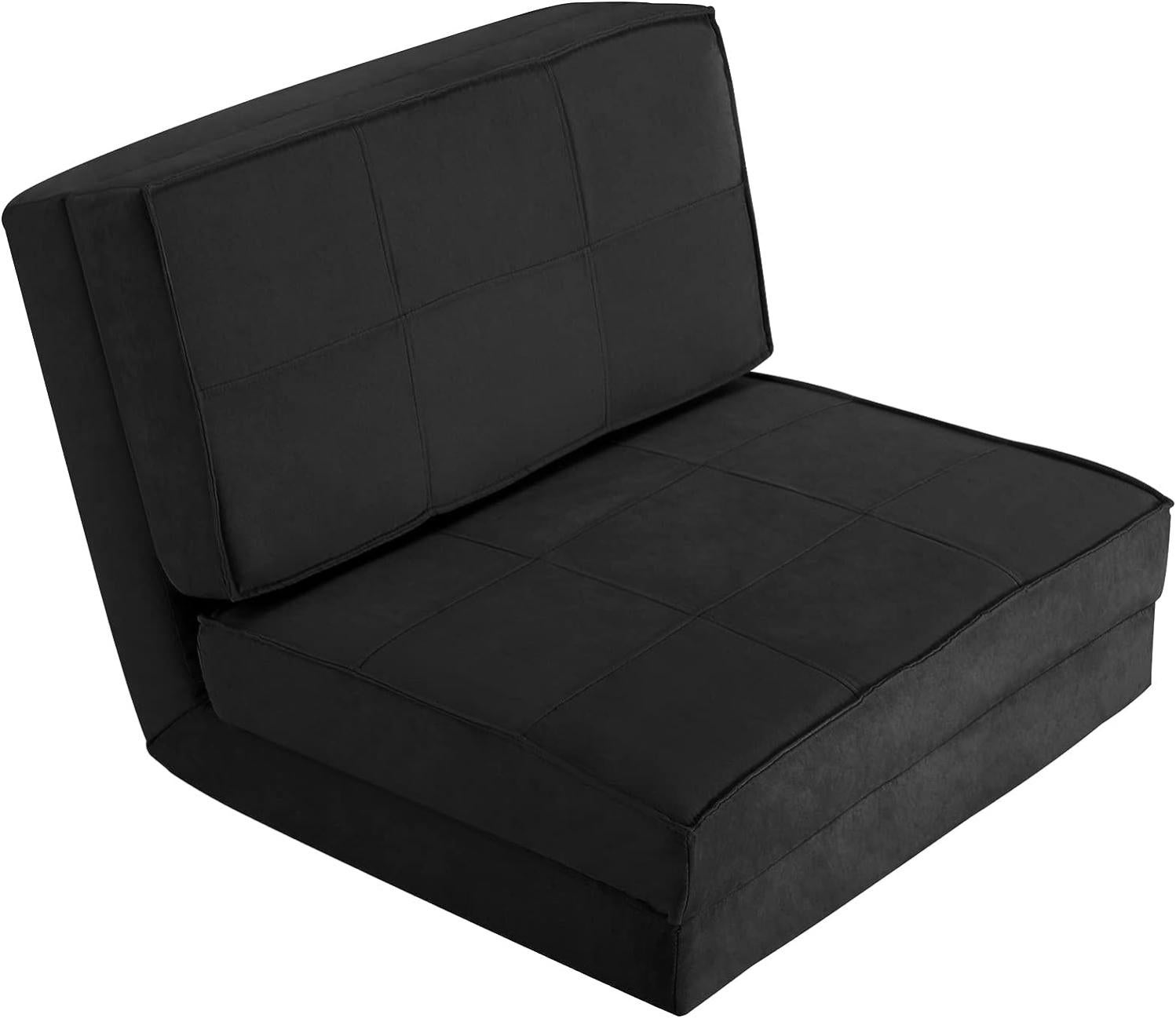 Canapé-Lit Paresseux Pliable, Canapé de Sol Dossier Ajustable 6 ...