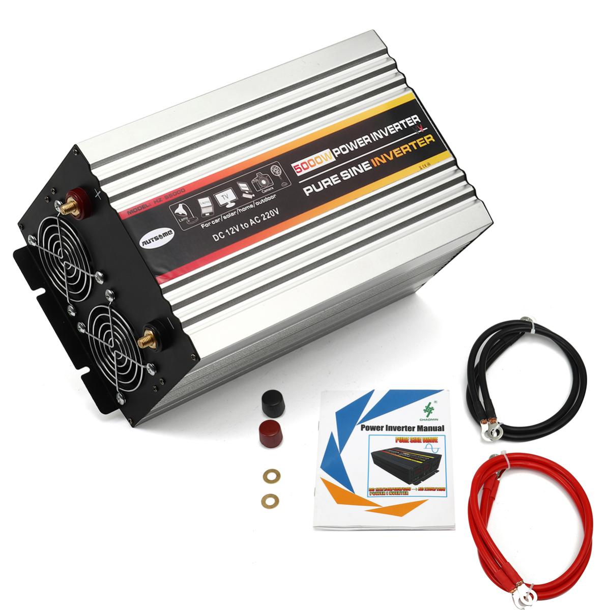 Convertitore di potenza DC 12V a AC 220V sinusoidale puro da 2500 W, 2 ...
