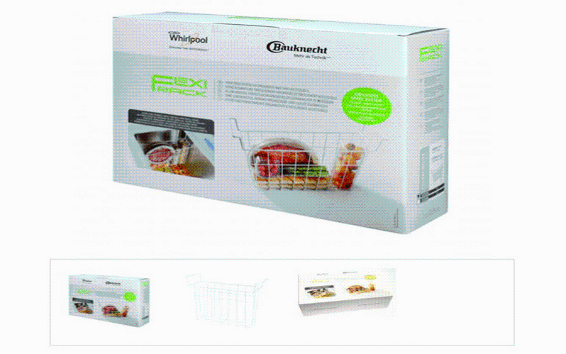 PANIER KIT FLEXIRACK CONG 400X160X560 pour CONGELATEUR WHIRLPOOL ...