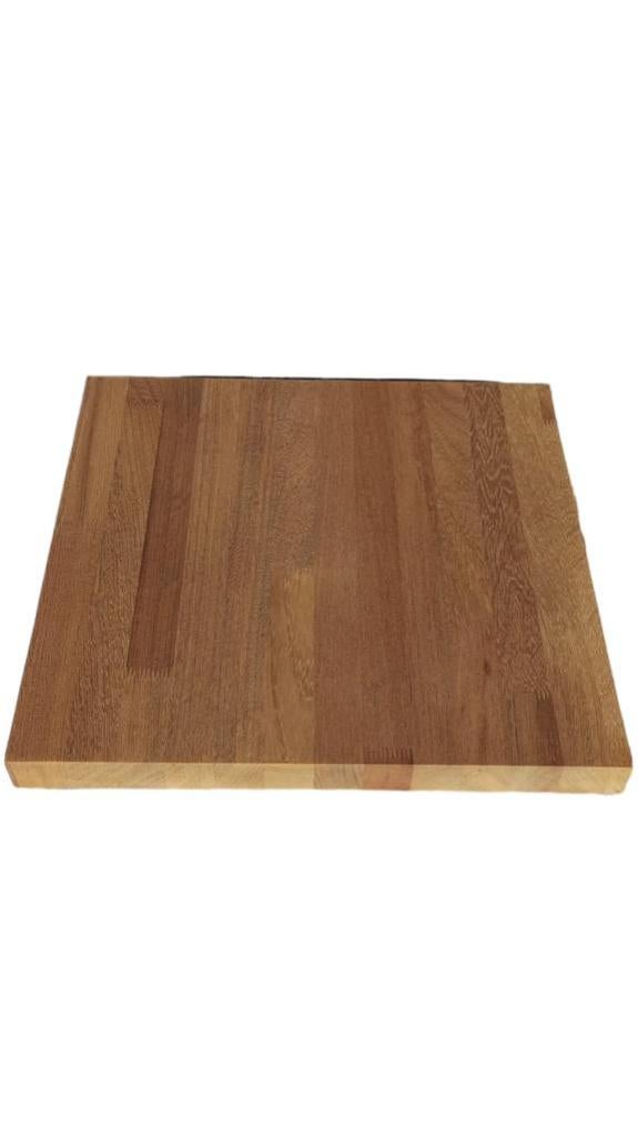 Planche en bois tropical d'iroko brut de 40x700x700 mm | Leroy Merlin