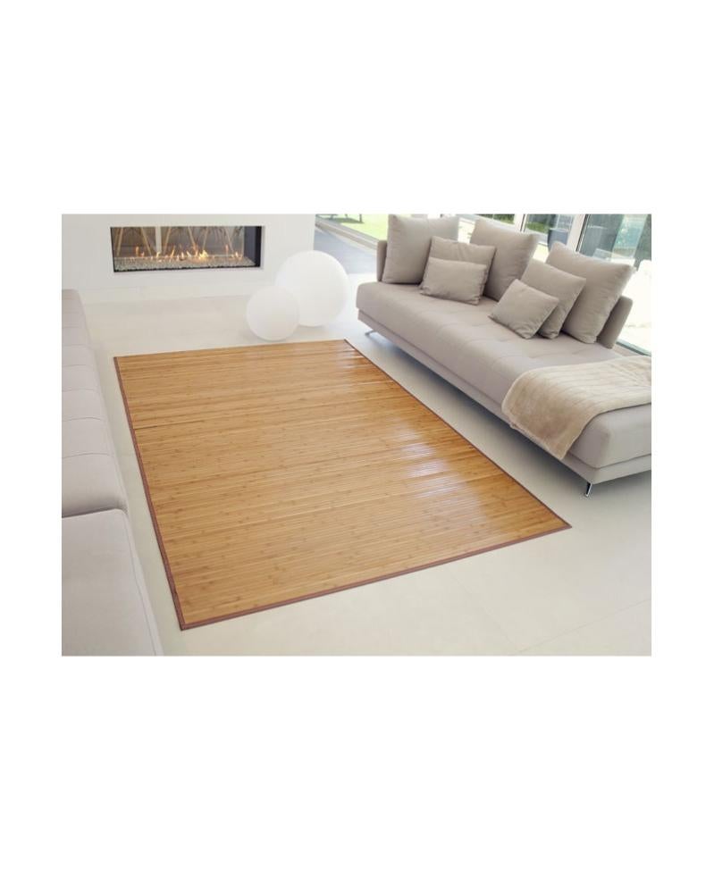 ALFOMBRA BAMBÚ MARRON 170x240 cm. | Leroy Merlin