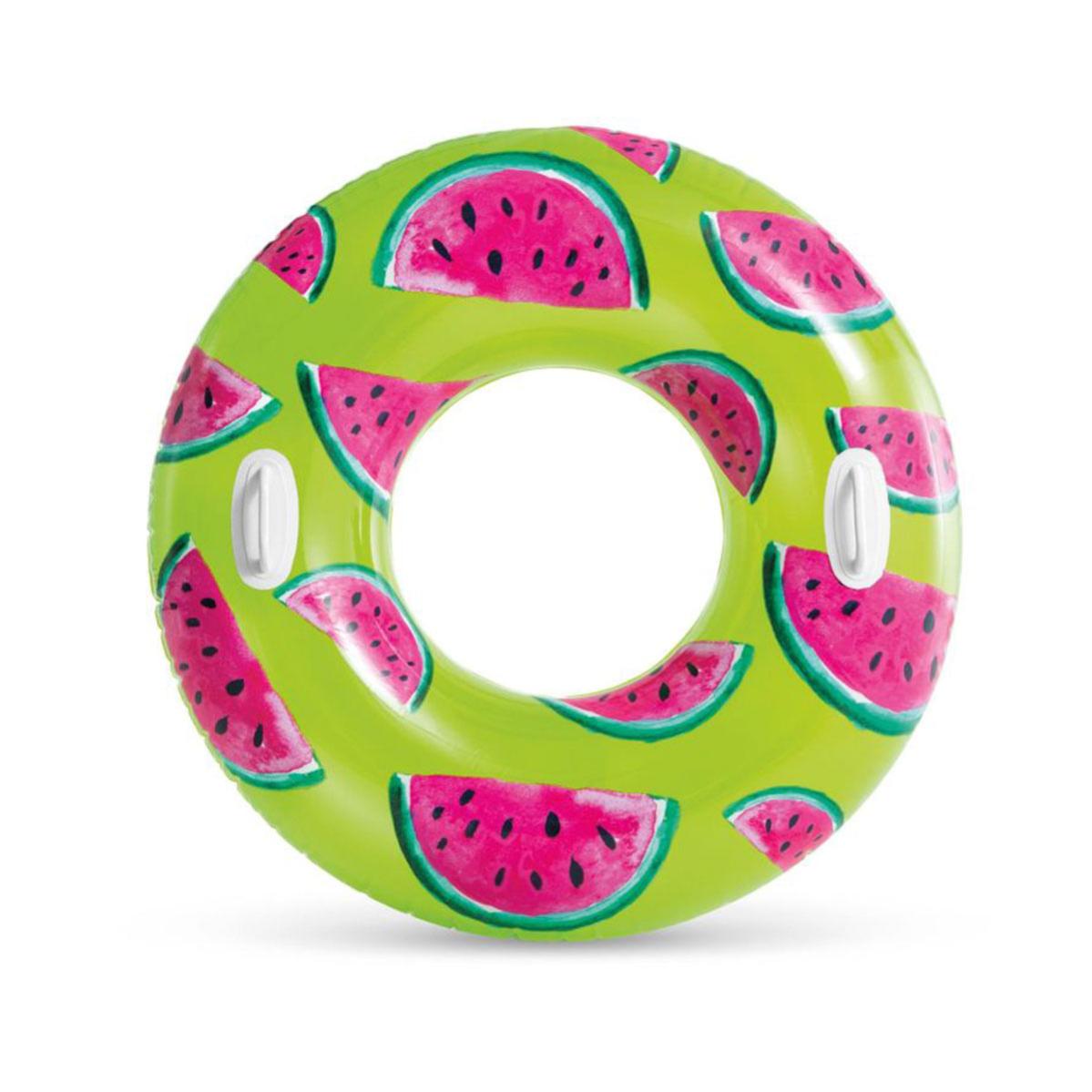 Rueda hinchable Tropical Fruits Intex diseño sandía Ø107 cm | Leroy Merlin