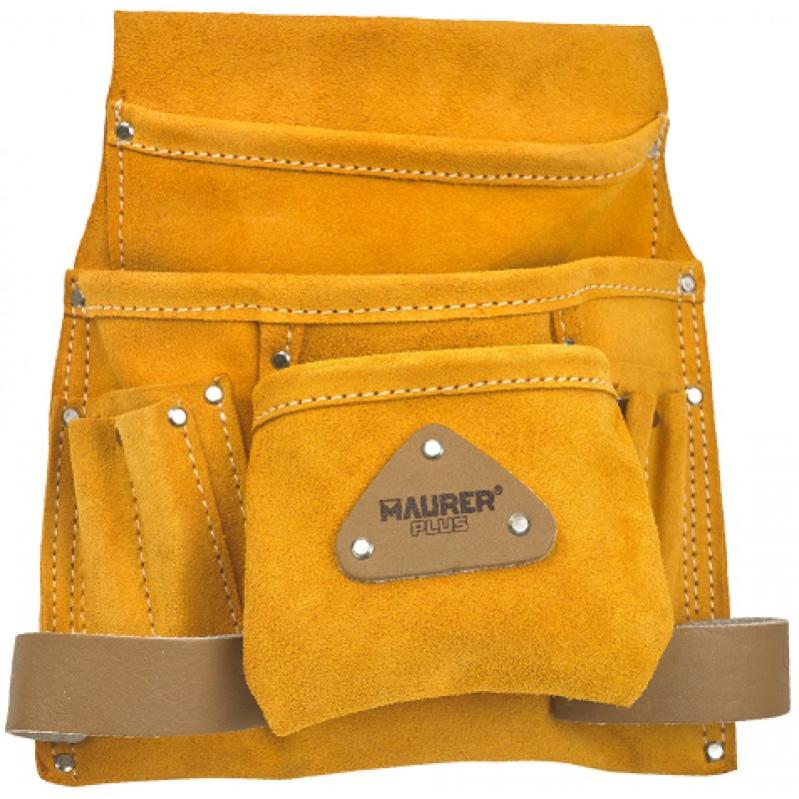 Borsa Per Carpentiere In Crosta Scamosciata Maurer Plus | Leroy Merlin