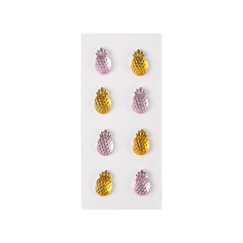 Paris Prix - Stickers Effet Diamant "ananas" 1cm Rose & Orange | Leroy ...