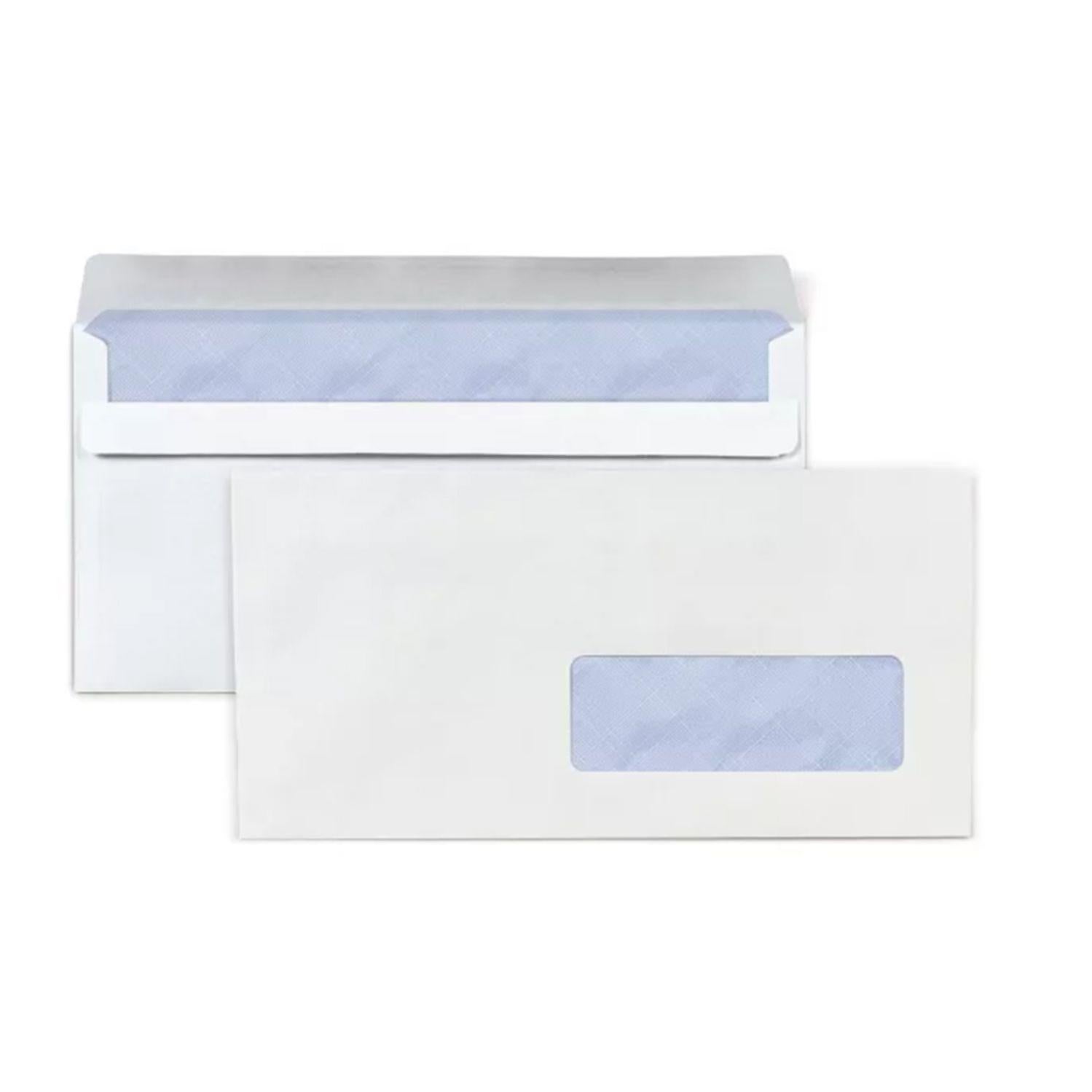 200 buste in carta bianca con finestra - 11 x 22 cm | Leroy Merlin