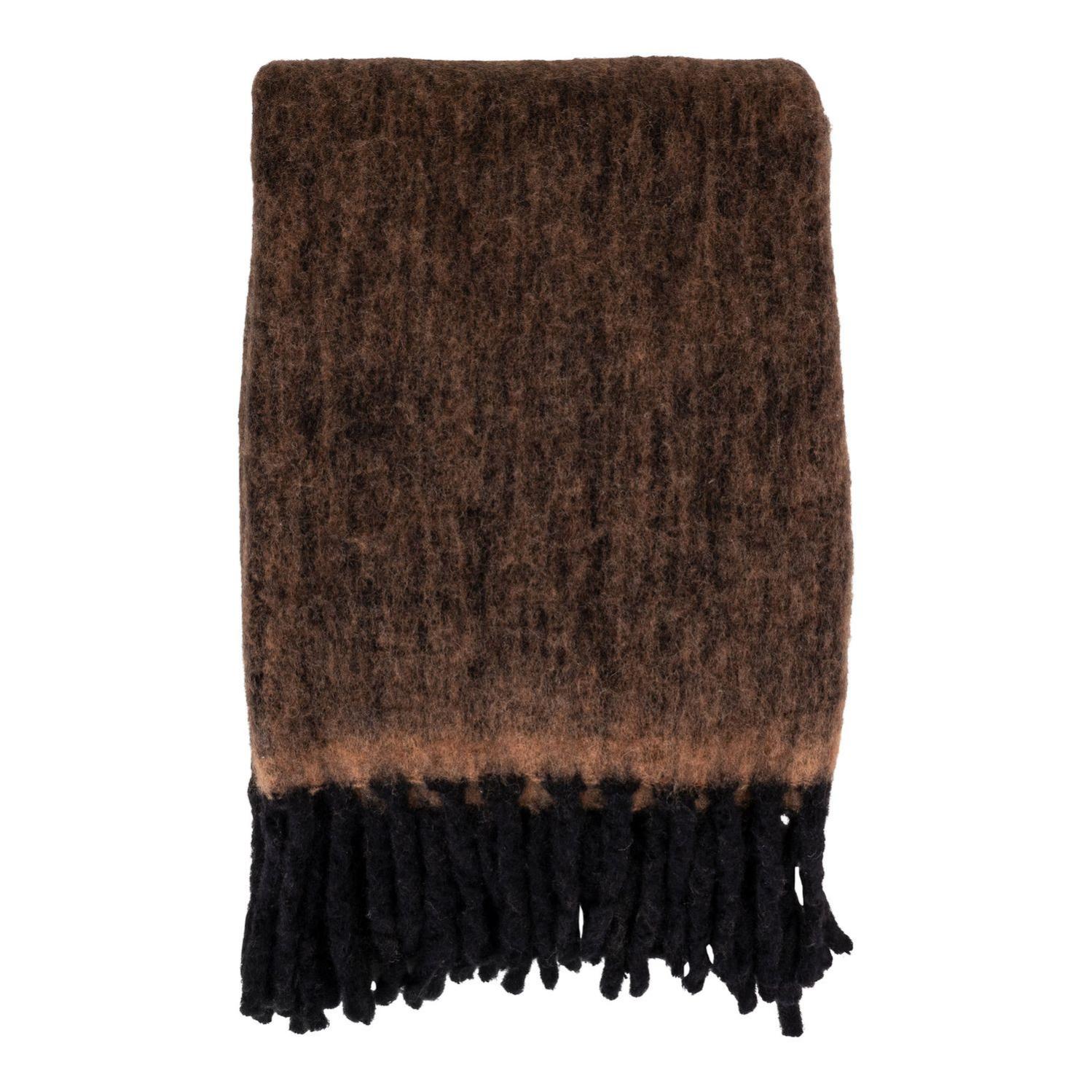 Plaid marron 130 x 170 cm - House Nordic | Leroy Merlin