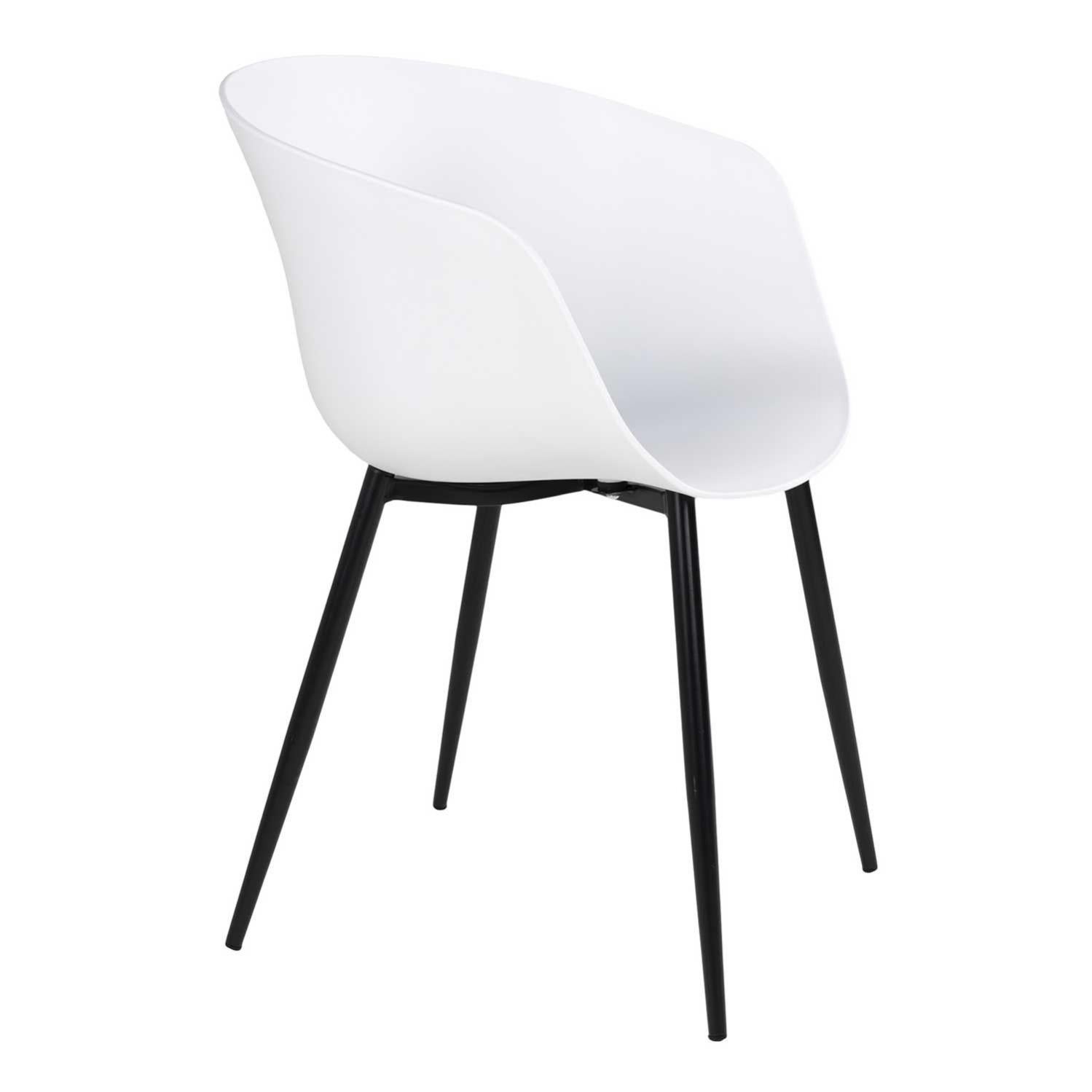 2 Fauteuils en polypropylène blanc RODA - House Nordic | Leroy Merlin