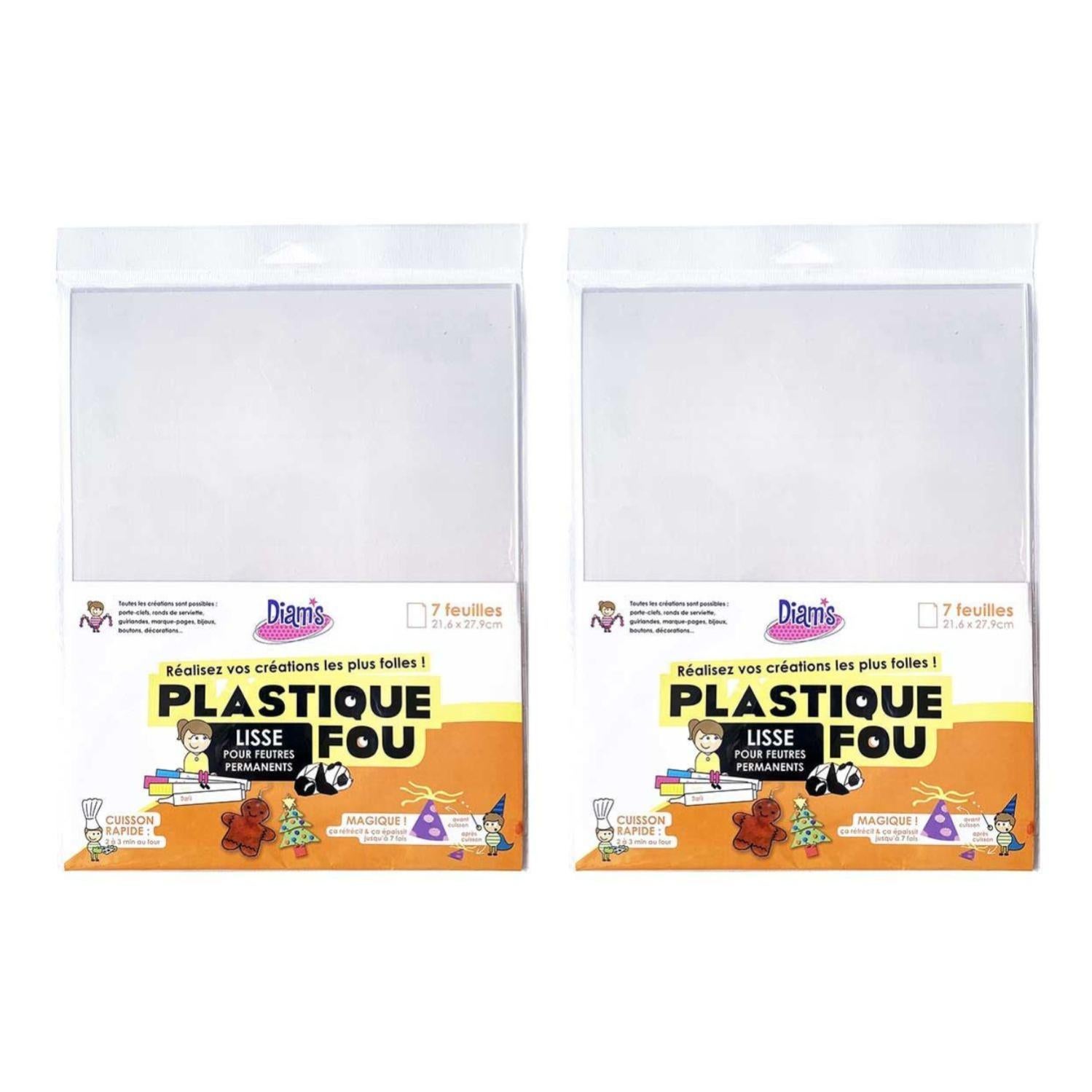 14 feuilles de plastique fou - cristal - Diam's | Leroy Merlin