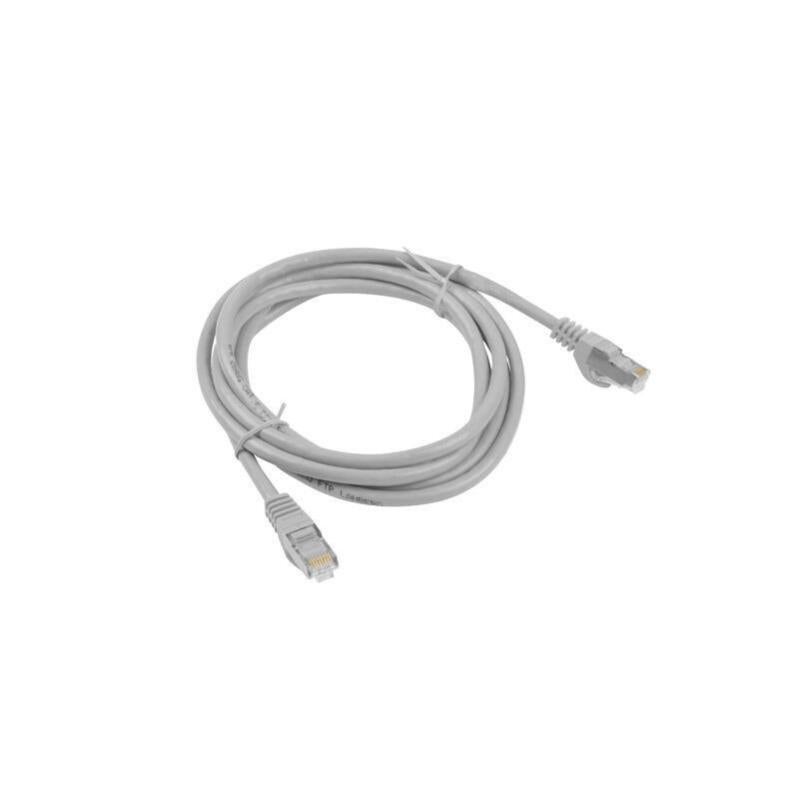 Cordon de brassage Lanberg rj45 cat.6 ftp 0,5m gris | Leroy Merlin