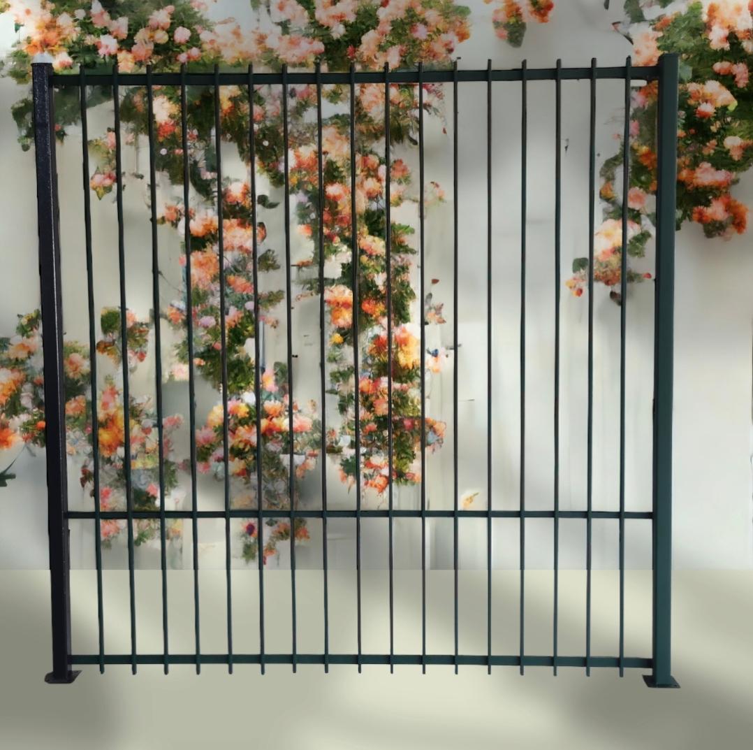 Panneau de Clôture MILLENIUM STANDARD H 2M VERTE | Leroy Merlin