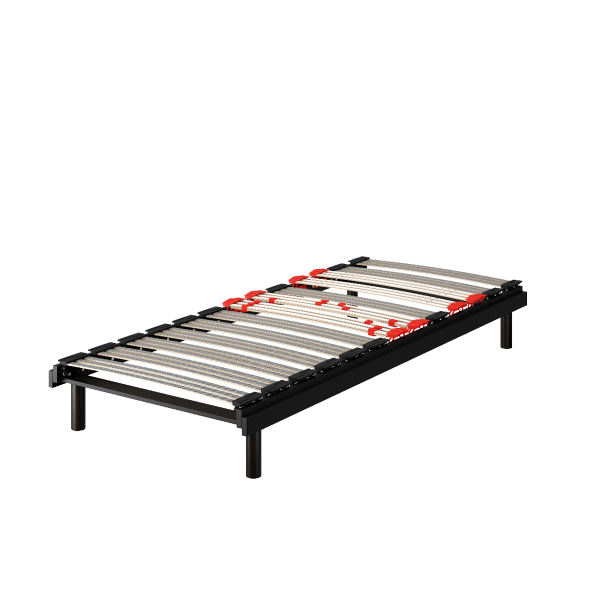 Sommier à lattes Flex Extra Fixe 70x200 cm - Cadre bois massif ...