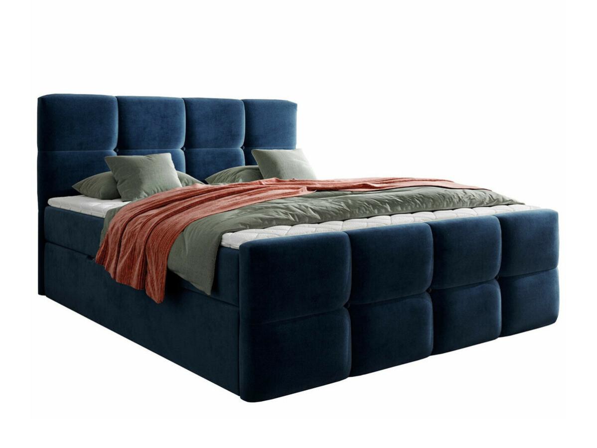 Letto continentale Beloit 103, Continentale, Doppio, Blu, 160x200 ...