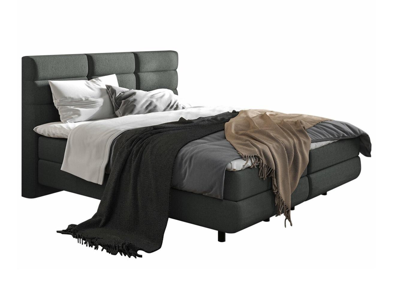 Letto continentale Beloit 110, Doppio, Continentale, Grigio, 140x200 ...