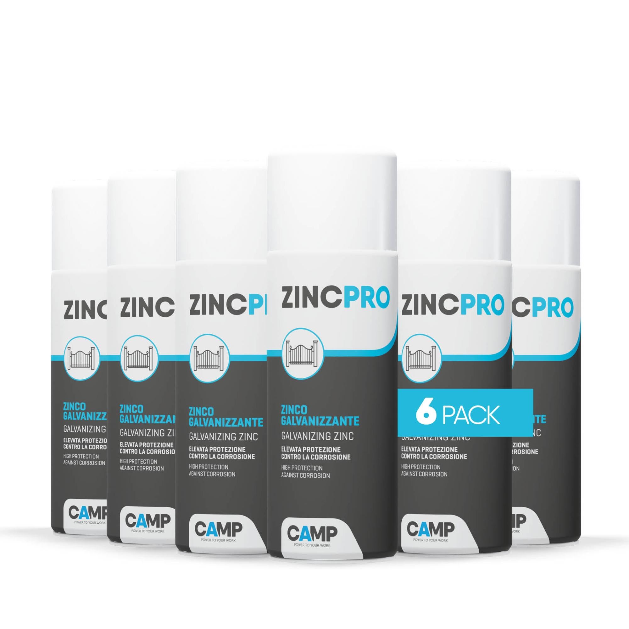 CAMP ZINC PRO Spray, Zinco Galvanizzante professionale, Protettivo ...